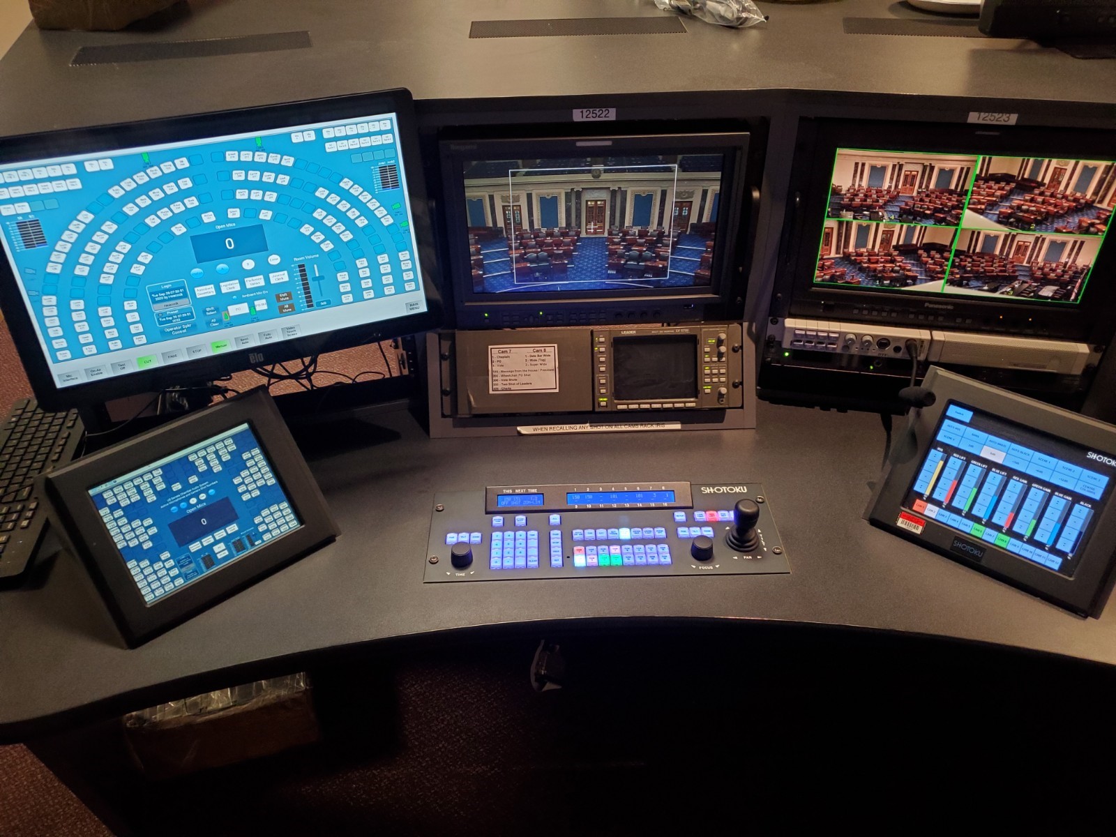 Parliamentary TV – more important than ever. - Shotoku Broadcast Systems