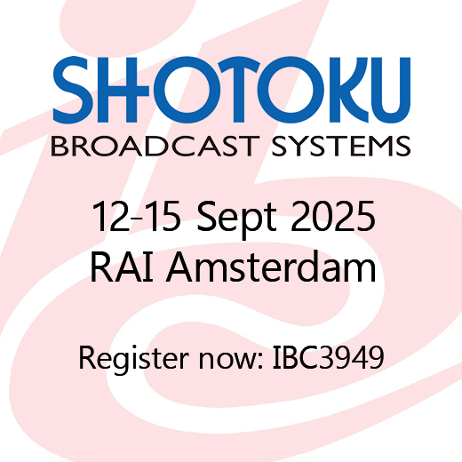Shotoku showing at IBC 2025 - Shotoku Broadcast Systems